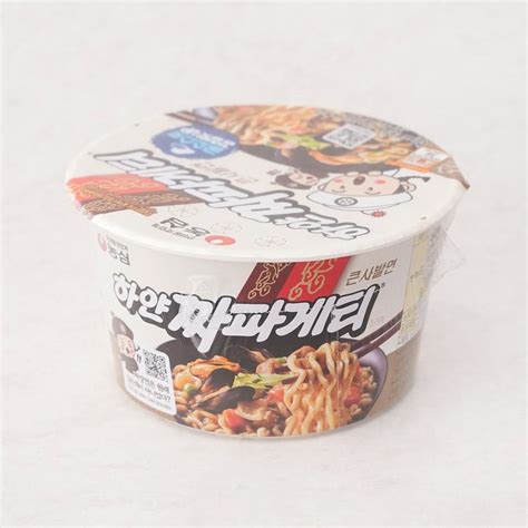 농심 하얀짜파게티 큰사발면 메가마트몰