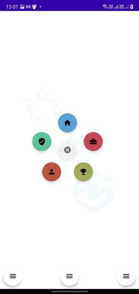 Circle Menu کتابخونه ساخت منو دایره ای برای اندروید نوری آکادمی