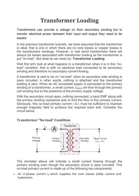 Solution Loading Transformer 12 Studypool