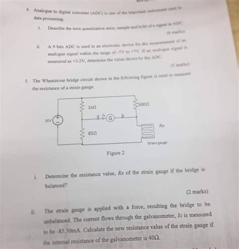 4 Analogue To Digital Converter Adc Is One Of The Data Processing I