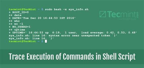 Sabarrudin Lee On Linkedin How To Trace Execution Of Commands In Shell