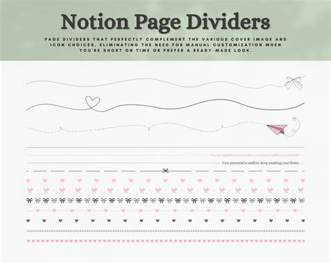 Notion Customization Cute Aesthetic Bundle That Girl Planner Pink Covers And Dividers