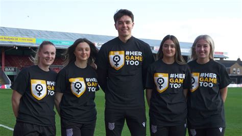 Mariners Back Her Game Too Campaign Grimsby Town Football Club