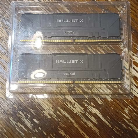 Black Crucial Ballistix 8gb 2 X 4gb Ddr4 2400 Pc4 19200 Desktop Memory Model Jawa