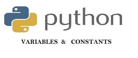 Python Variables And Constants