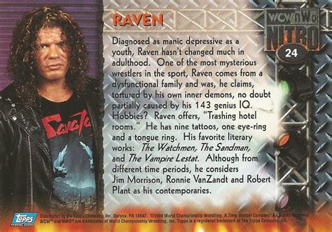 I Remember Portland Wrestling Raven Scotty The Body Trading Cards From Wwe And Wcw