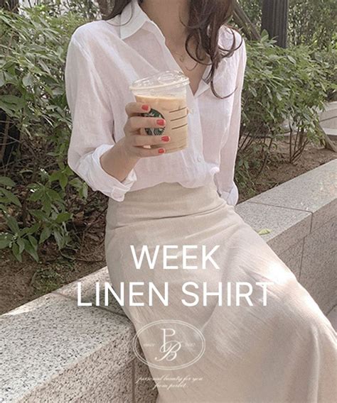 퍼빗 [1 1수량세일💗 2만장돌파] 단독제작 위크린넨셔츠and블라우스 5color