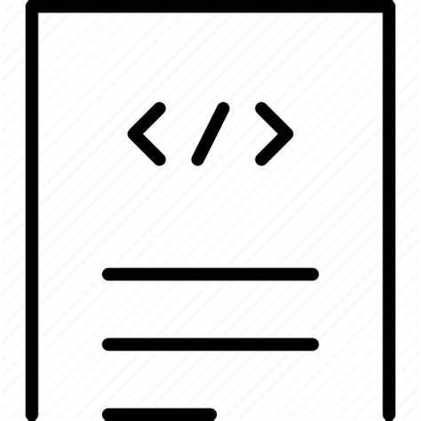 Code Contract Document Markup Programm Text Icon Download On