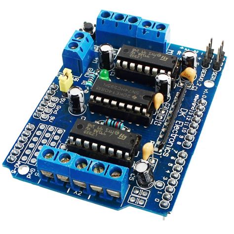motor shield l293 driver ponte h para arduino shopee brasil