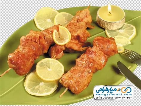 تصویر با کیفیت جوجه کباب در سیخ چوبی 03092119 همیار طراحی
