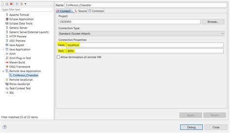 Configure Eclipse For Remote Debugging In Web Logic Server Oracle Utilities Customer Care And