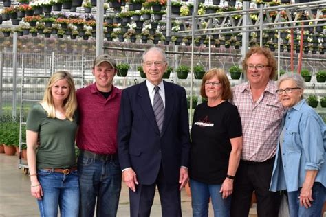 Us Ia Senator Chuck Grassley Visits Plantpeddler