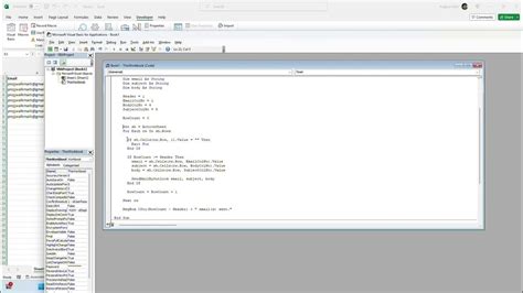 Drop Email Using Excel Vbscript Automation Youtube