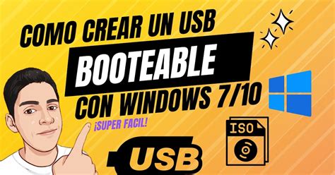 Paso A Paso Como Crear Un Usb Booteable Con Windows 710📀🔥