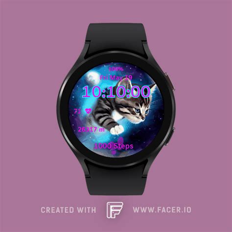 Katarina Spiralo Kitten In Space Watch Face For Apple Watch