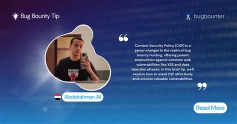 Bug Bounty Tip Leveraging Content Security Policy Csp Bugbounter
