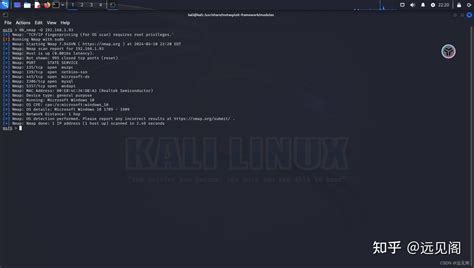 白帽工具箱：metasploit框架中的db Nmap扫描艺术 知乎