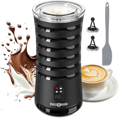 Milk Frother And Steamer Paris Rhône 4 In 1 Milk Frother Electric