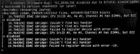 1604 Tscdeadline Disabled Error Even After Updating Microcode Ask
