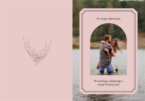 Szablony I Wzory Sk Adanych Kartek Na Walentynki Canva