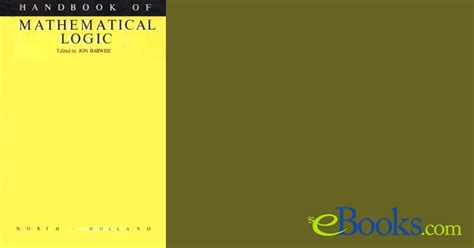 Handbook Of Mathematical Logic By J Barwise Ebook