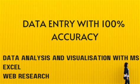 Do Any Type Of Data Entrydata Cleaning And Data Formatting With Excel