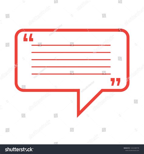 Quotation Template Quotes Frame Quotes Quote Stock Vector Royalty Free Shutterstock