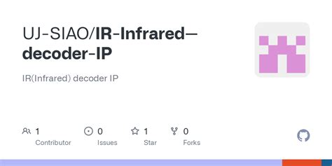 Github Uj Siaoir Infrared Decoder Ip Irinfrared Decoder Ip