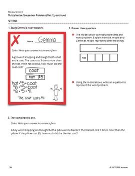MathByExample Multiplicative Comparison Problems Part By SERP Institute
