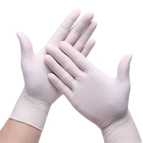 일회용 라텍스 장갑 가정용 청소 용품 흰색 미끄럼 방지 고무 라텍스 Gloves 400pcs가정용 장갑 Aliexpress