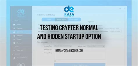 Testing Crypter Normal And Hidden Startup Option Video