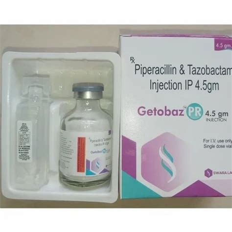 Swara Labs Piperacillin Tazobactam Injection Ip 4 5 Gm At Rs 66 Vial In Hyderabad