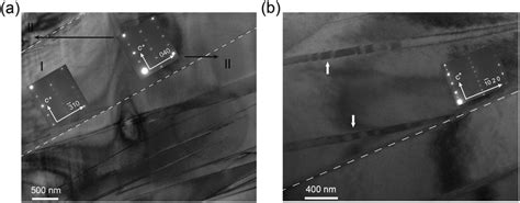 Transmission Electron Micrographs Show Twins With 60 Rotation At The Download Scientific