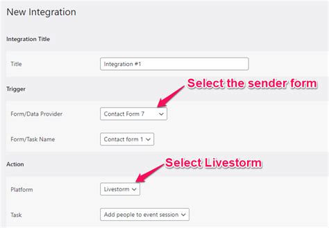 Livestorm Advanced Form Integration