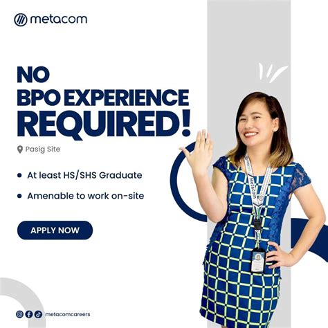 Metacom Careers On Linkedin Pasig Metacom Metacomcareers Bpo Bpohiring Careeropportunities…