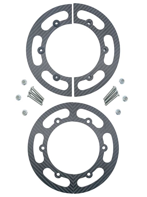 Carbon Fiber Lightweight Mini Sprocket Guard With Metric Hardware And