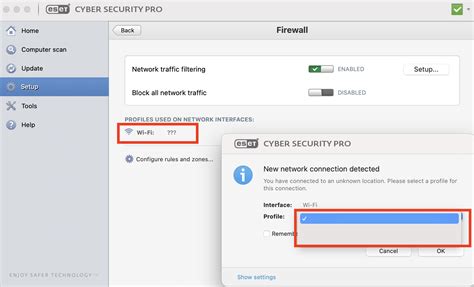 Cant Show [wifi Ssid] And [profile Name] Eset Cyber Security For Mac Eset Security Forum