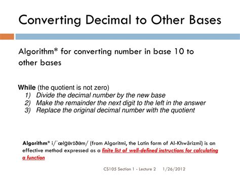 ppt cs105 introduction to computer concepts binary values and number