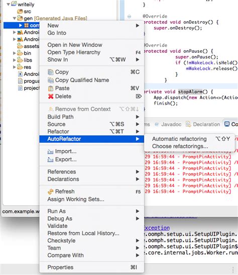Developers Can Apply Refactoring By Selecting The Automatic