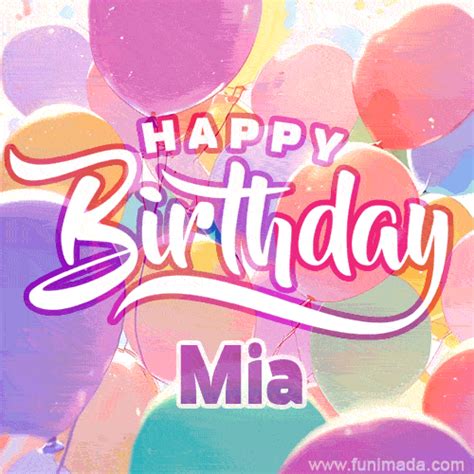 Happy Birthday Mia S For Her Download On