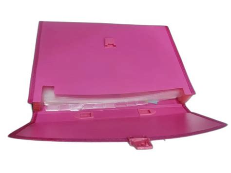 Pink Lock Button Fullscape 540 Expanding File Folder For Office At 130 Piece In Mumbai