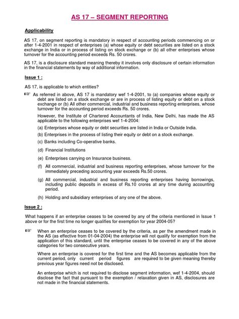 As 17 Segment Reporting Download Free Pdf Revenue Expense