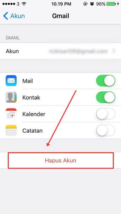 Begini Cara Logout Email Di Iphone Dengan Cepat Gambar