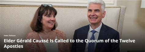 Elder Gérald Caussé Called To The Quorum Of The Twelve Apostles