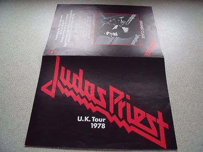 Judas Priest Mega Rare Stained Class 1978 Tour Programme 245933254