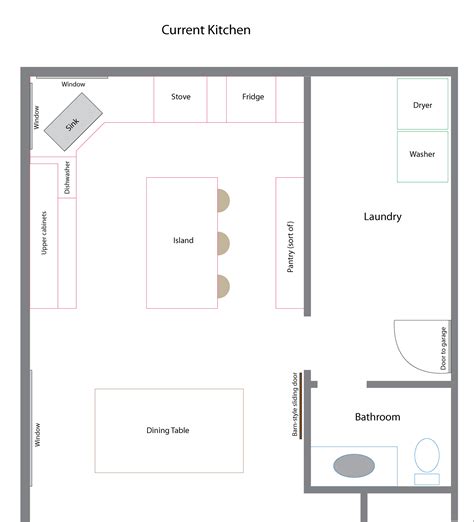 Kitchen Pantry With Floor Plans 32 Open Plan Kitchen Ideas For A