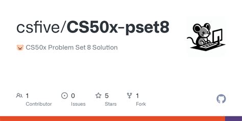 Github Csfive Cs50x Pset8 🐷 Cs50x Problem Set 8 Solution