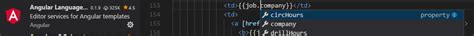 Doest Not Work With Angular Html Template And Vs Code Issue