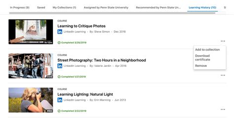 Video Tutorial Assignments Description