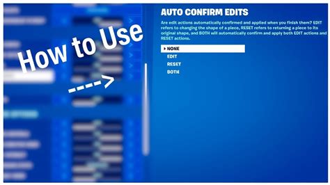 How To Use The Auto Confirm Edits Setting Full Walkthrough YouTube